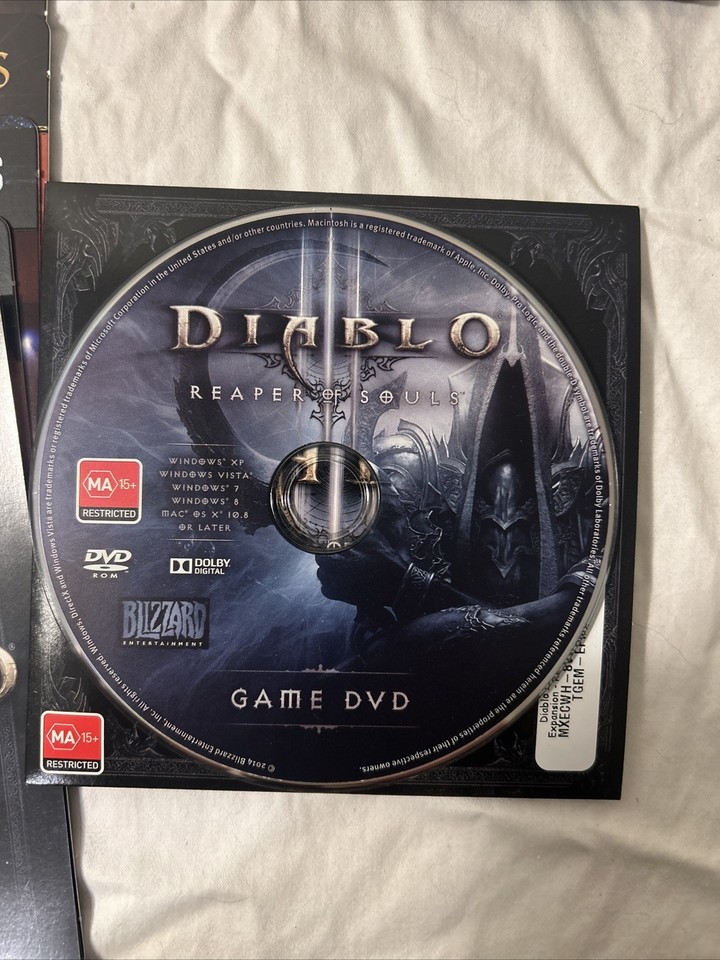 Diablo 3 Fat Box + Reaper of Souls Fat Box Add on Bundle Pc Game ...