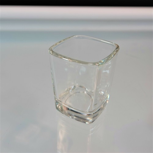 11 Shot Glasses Shooters Square Clear Glass Thick USA Made Barware 2 oz ...