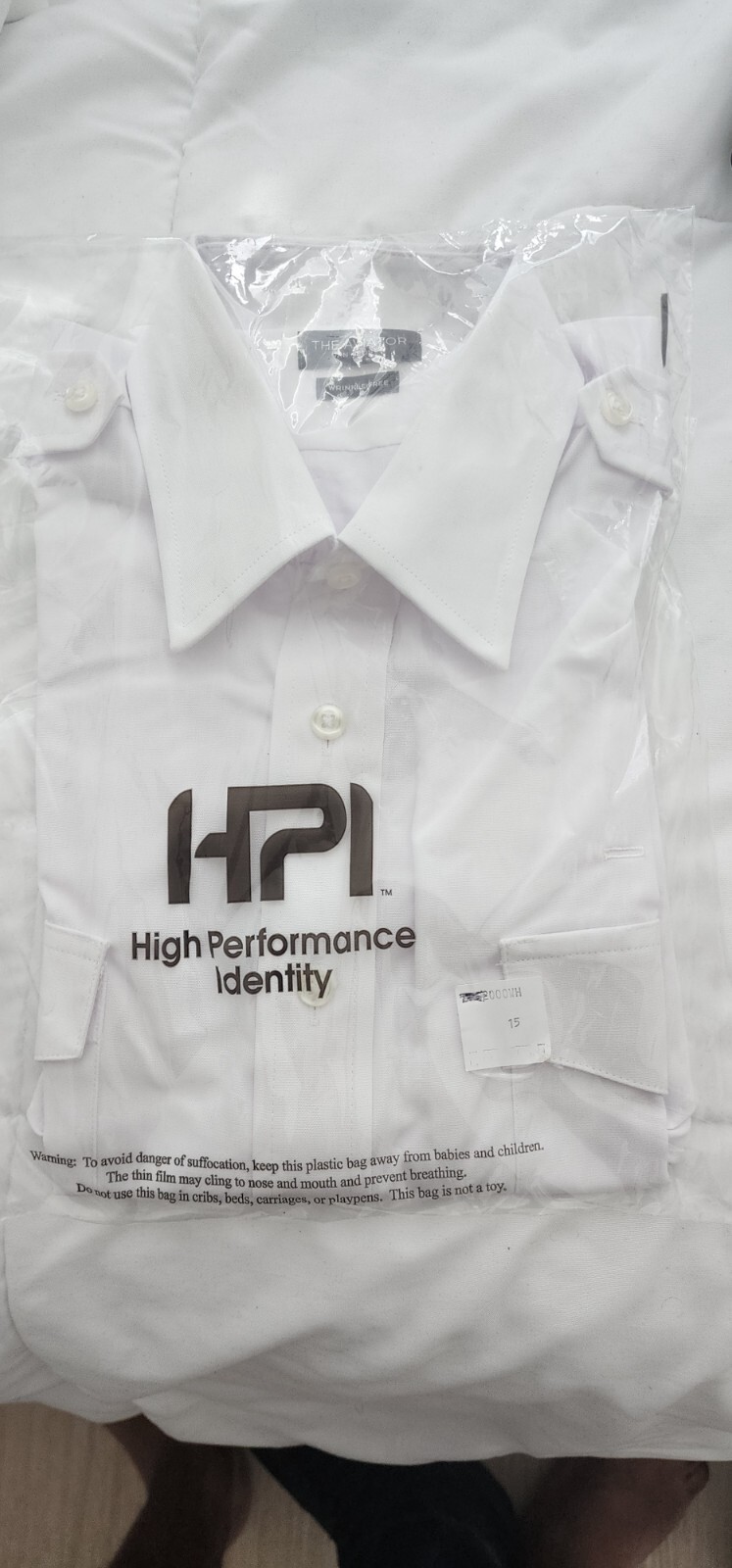 "The Aviator" Pilot Shirt by Van Heusen - Men's Short Sleeve White ...