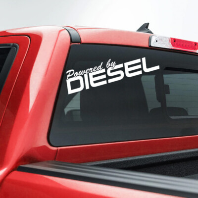 Powered by Diesel Decal Sticker | eBay