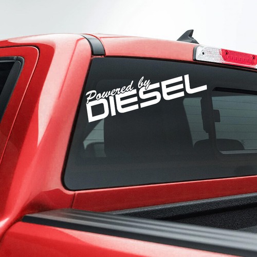 Powered by Diesel Decal Sticker | eBay
