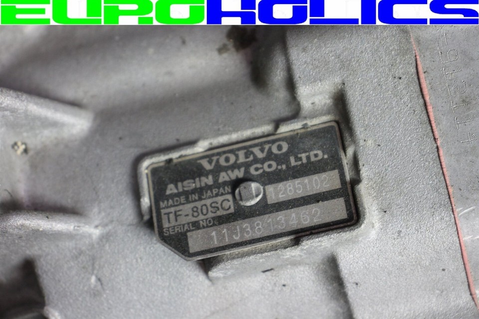 Volvo S60 2012 FWD T5 Automatic Transmission Aisin TF-80SC WARRANTY ...