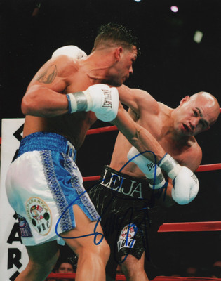 Jesse James Leija Boxing Featherweight Champion SIGNED 8x10 Photo COA ...