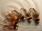 Irideus Timothy's Orange Caddis Fall Steelhead Caddis Trout Fly Fishing ...