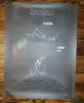 SIGNED Brandon Boyd INCUBUS 2019 Make Yourself TOUR Poster Print ...