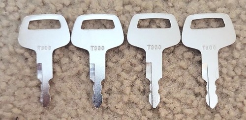4x Heavy Equipment Ignition Key 26322-42311 T800 For TCM Wheeled ...