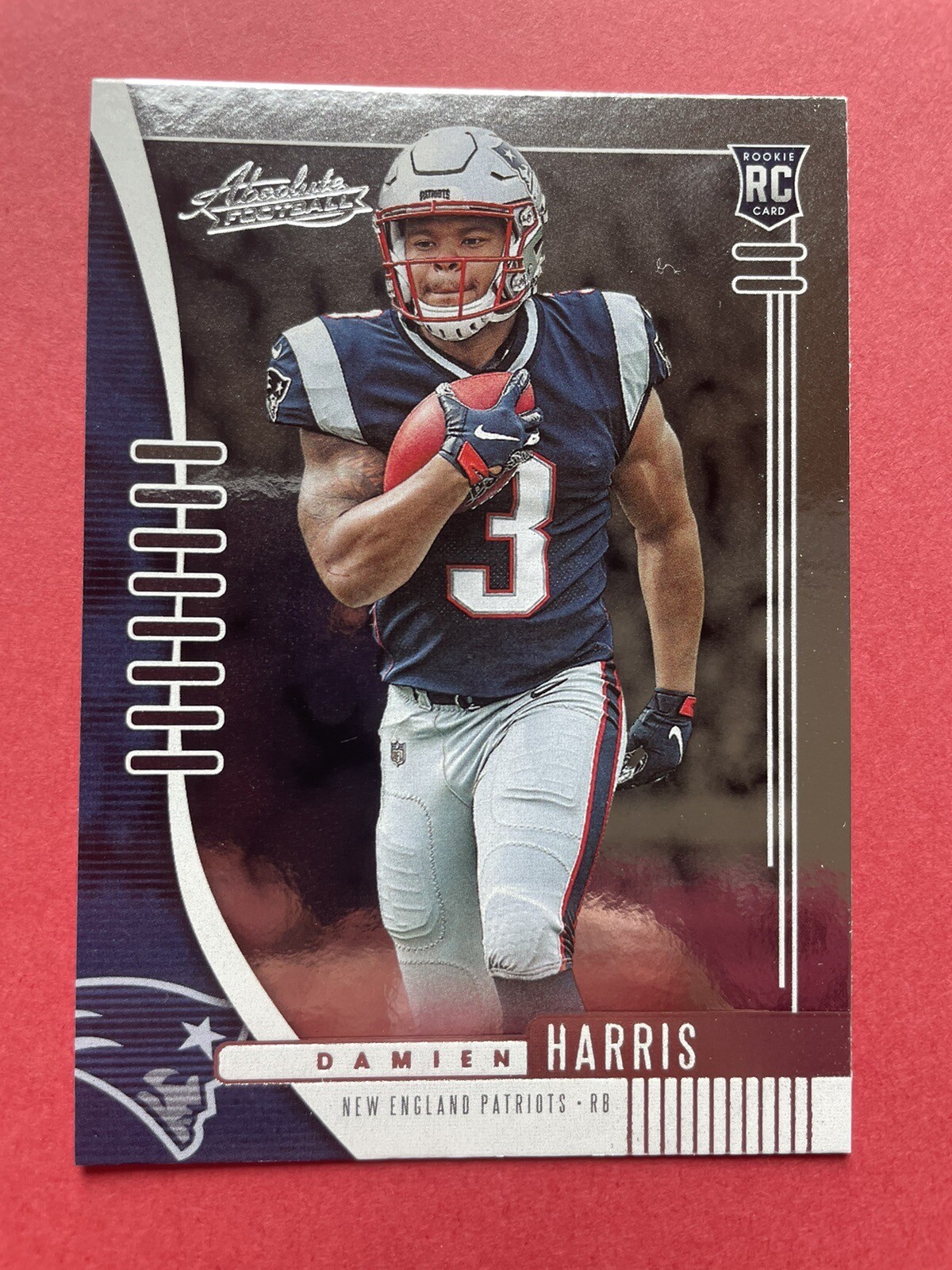 2019 Damien Harris RC Rookie Panini Absolute New England Patriots | eBay