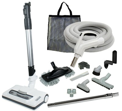 35' Central Vacuum Kit with Hose, Power Head & Tools Electrolux Hoover ...
