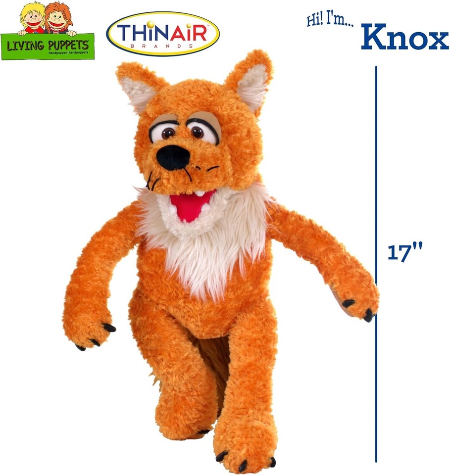 Living Puppets Knox 17-Inch Fox Hand Puppet | eBay