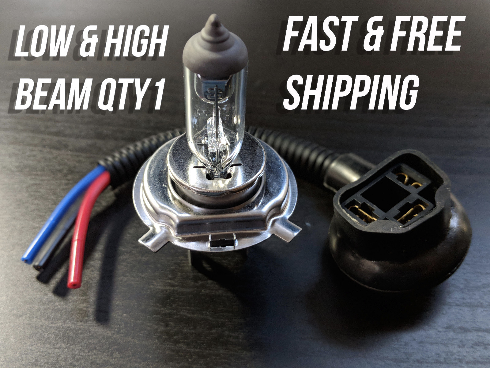 Stock Fit Headlight Bulb & Socket For Toyota Rav4 Sienna Solara 1996 ...