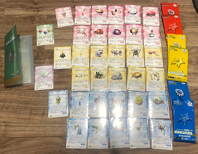 PIKMIN 2 e+ eReader Puzzle Card Series 1-2 Complete w/binder, 5 promo ...