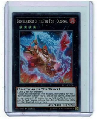 Brotherhood of the Fire Fist - Cardinal - Yu-Gi-Oh - FIGA-EN026 | eBay