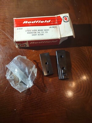 Redfield 2 Piece Scope Mount Bases Remington 700, 722, 725 | eBay