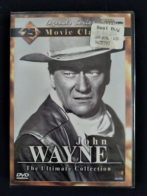 John Wayne The Ultimate Collection 2009 DVD 4-Disc Set 25 MOVIES total ...