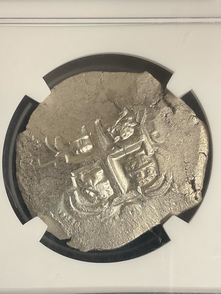 1733P E SILVER BOLIVIA 8 REALES CERRO RICO HOARD COB EXCAVATION NGC ...