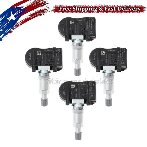 Set of 4 For Volvo C30 S60 V50 TIRE PRESSURE SENSOR TPMS 8G92-1A159-AE ...