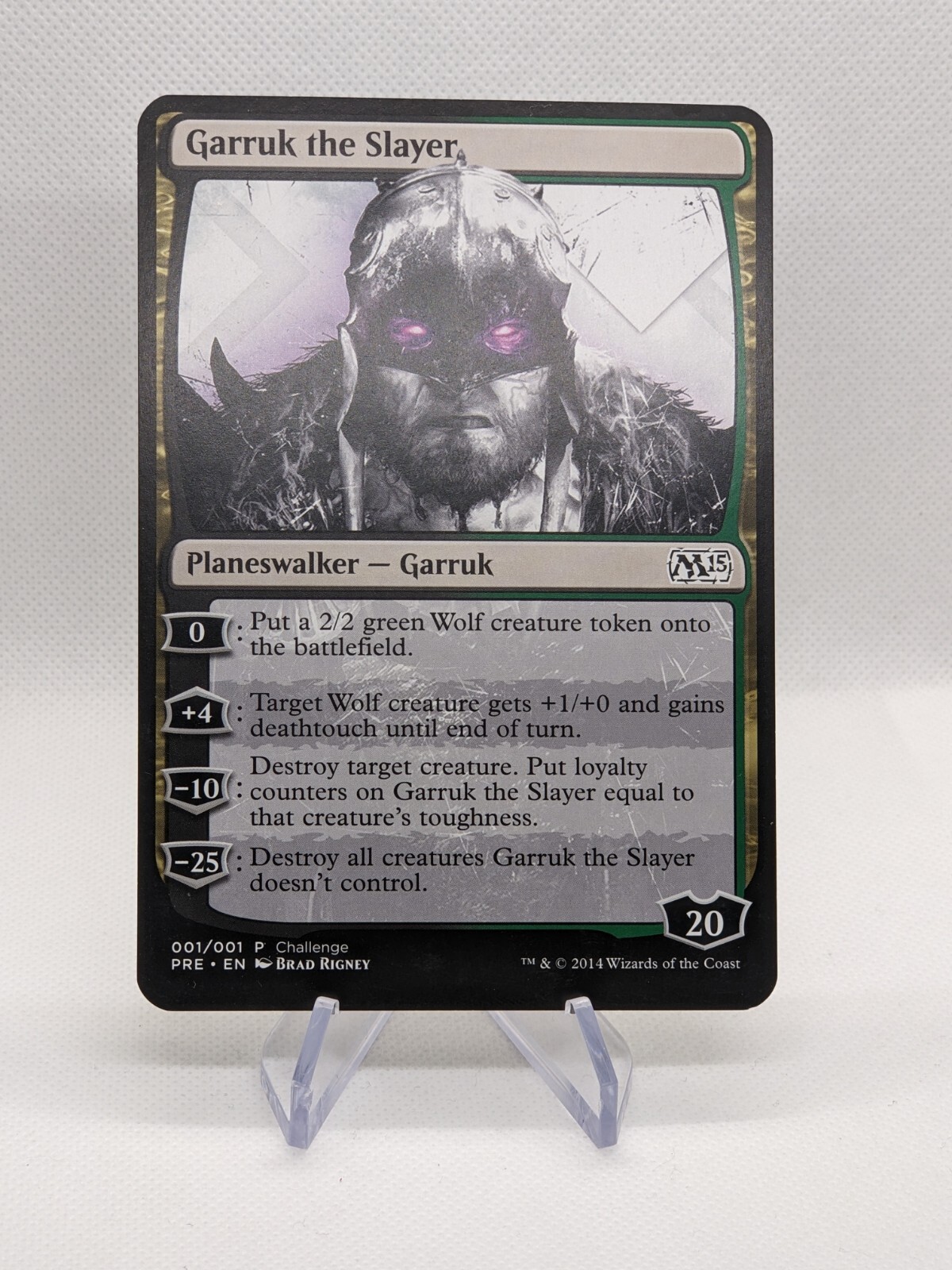 Garruk the Slayer OVERSIZE- MTG Magic the Gathering - M15 | eBay