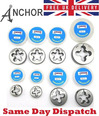 Metric Right Hand Split Dies M3 M4 M5 M6 M8 M10 M12 M14 M16 M18 M20 Die ...