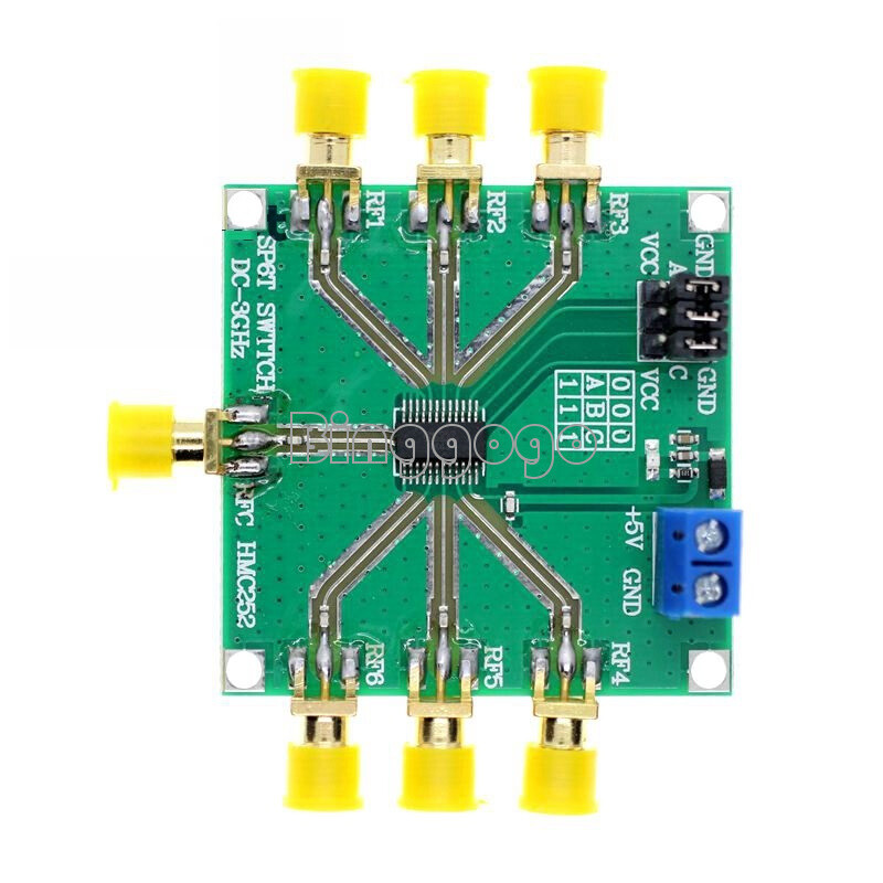 HMC253 DC‑2.5 GHz RF Single Pole Eight Throw Switch Non‑Reflective SP6T ...