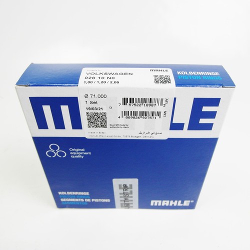 Jeu De Segments MAHLE Pour 1,2 TSI TFSI CBZA CBZB CBZC GOLF Touran A3 ...
