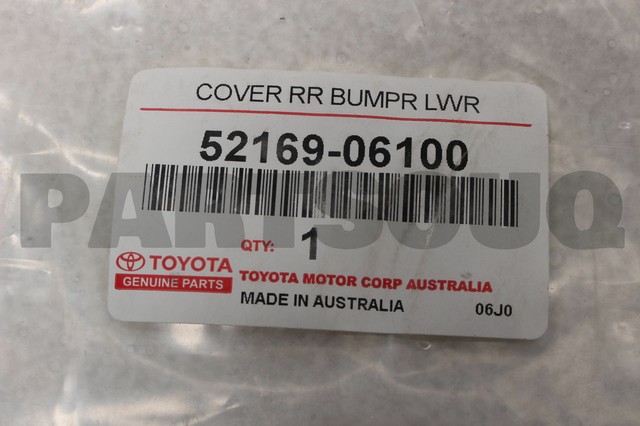 5216906100 Genuine Toyota Cover RR Bumper LW 52169-06100 for sale ...