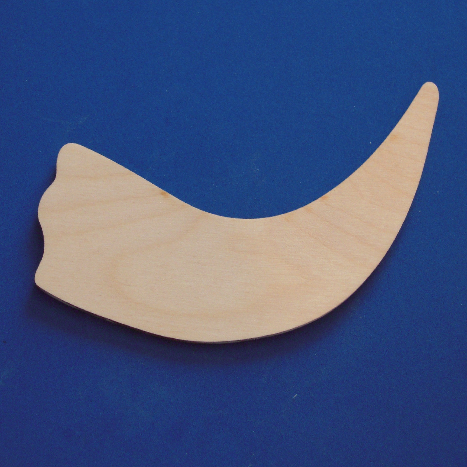 Shofar Unfinished Wood Shape Cut Out S5001 Laser Crafts Lindahl ...