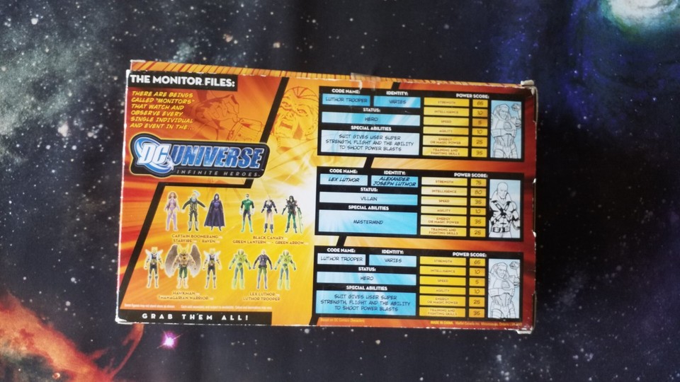 DC UNIVERSE CRISIS LEX LUTHOR & LEXCORP TROOPER 3-PACK FIGURES NEW ...