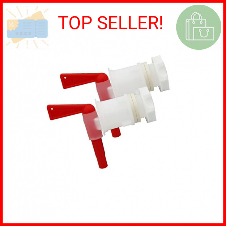 2 Pack Plastic Bottling Bucket Spigot tap Faucet for Homebrew Wine ...