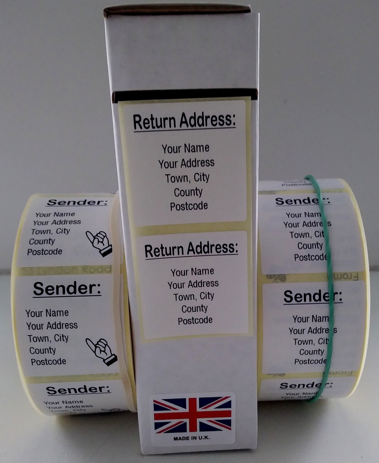Pre Printed Return Address Labels - Sender Labels 1000 On A Roll | eBay