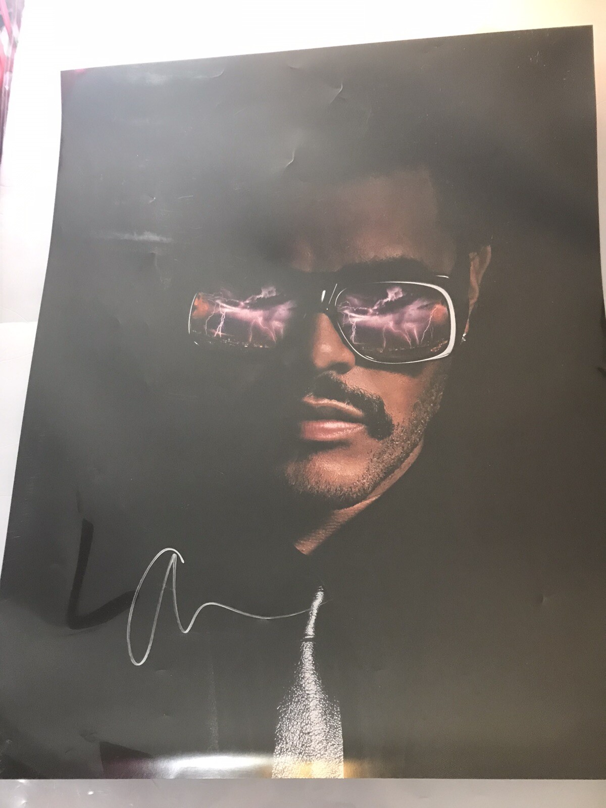 THE WEEKND Signed AFTER HOURS 24x30 Large Poster AUTHENTIC Musician ...
