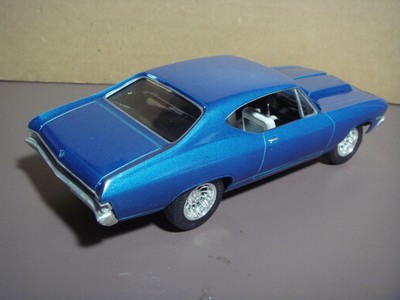 1968 Chevy Chevelle SS 396 Built from AMT Annual Kit Grotto Blue | eBay
