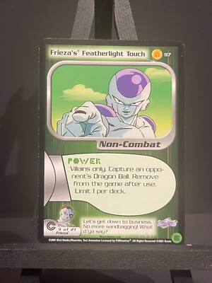 Dragon Ball Z CCG Frieza's Featherlight Touch 117 Trunks Saga Limited ...