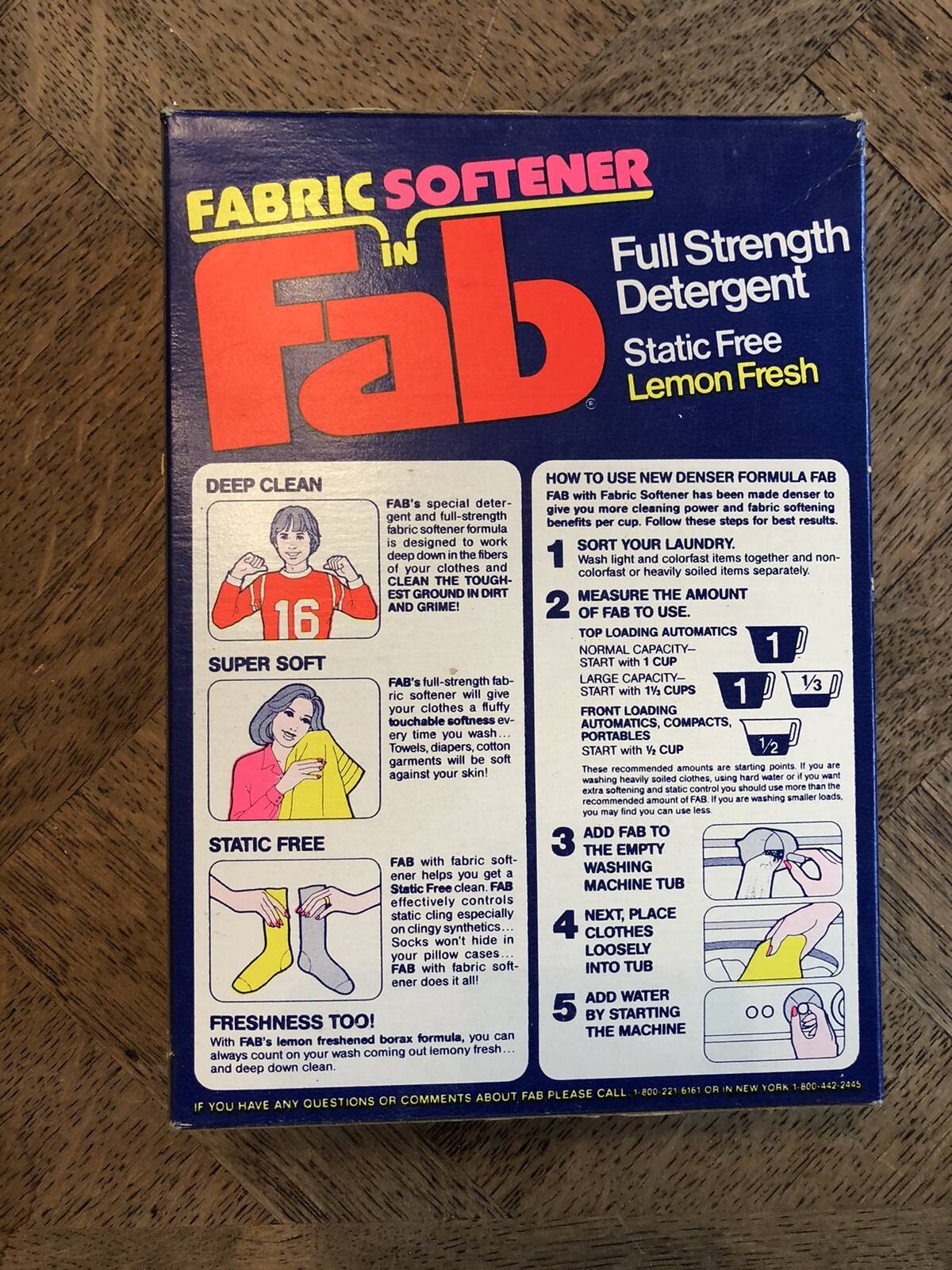 Vintage Fab Frabric Softener Lemon NEW FULL BOX | eBay