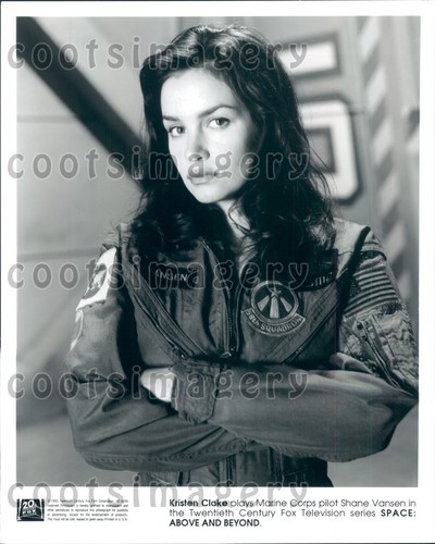 1995 Pretty Actress Kristen Cloke TV Show Space Above & Beyond Press ...