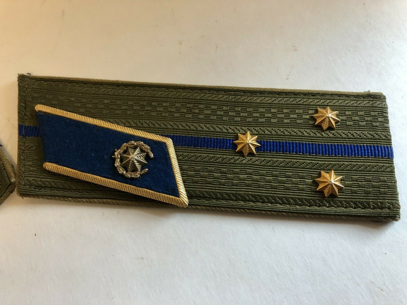 2 UZBEKISTAN POLICE Bar Shoulder Boards Pair Soviet Era VGC | eBay