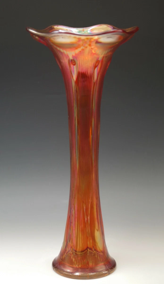 Carnival Glass Funeral Vase