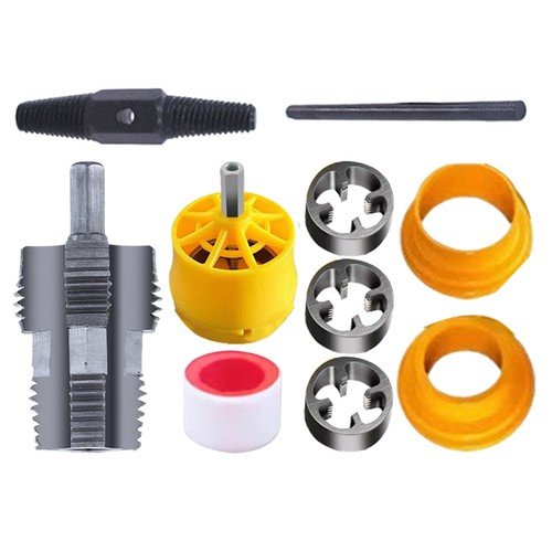 Pipe Thread Round Die Set PVC Thread Maker Tool Pipe Threader Plumbing ...