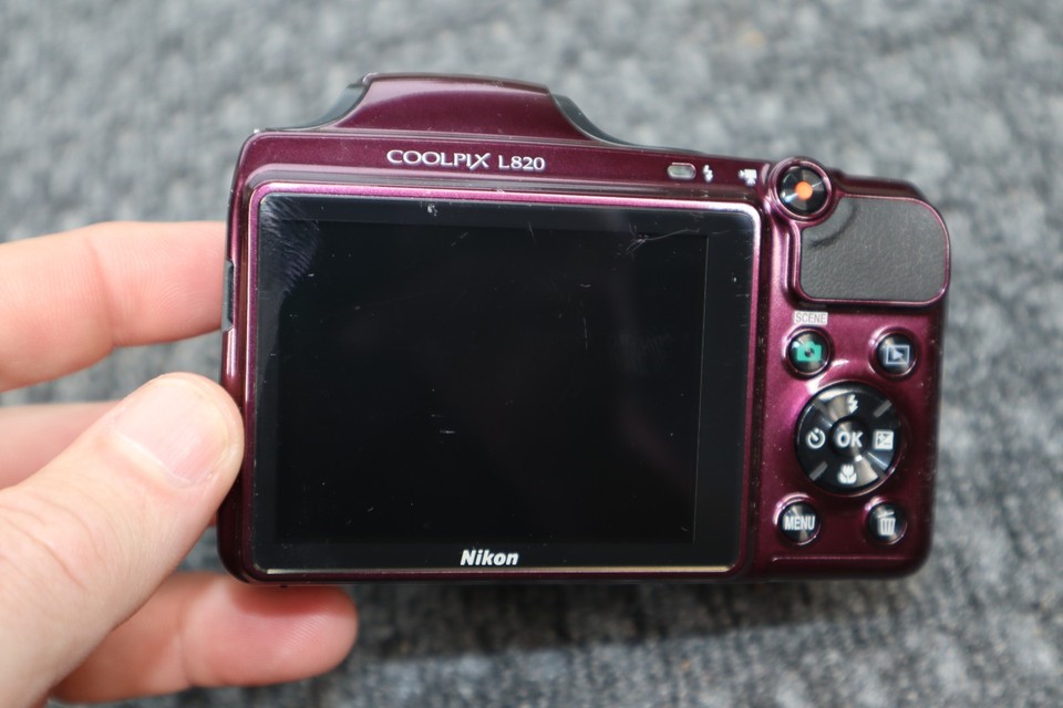 Nikon Digital Camera Coolpix L820 16.0 Mega Pixel Tested Metallic ...