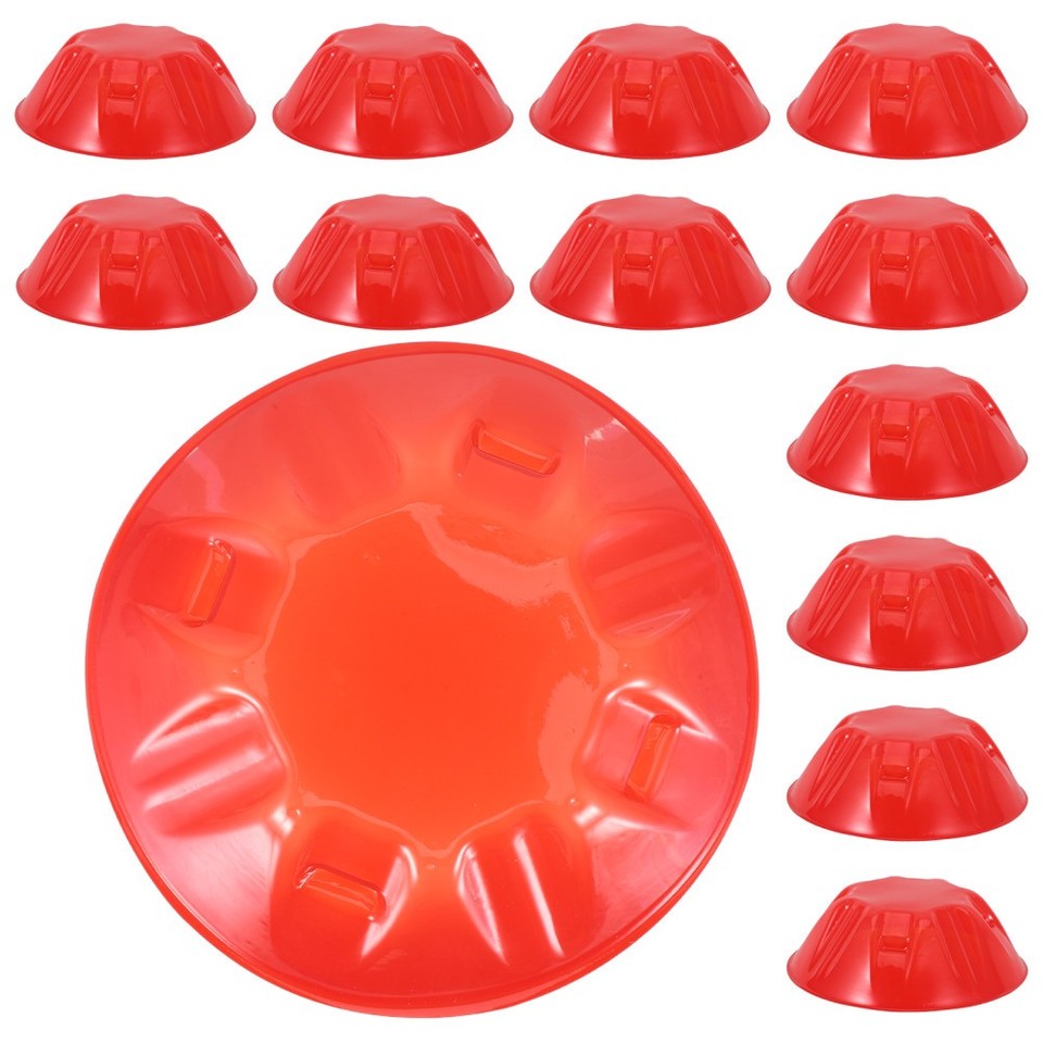20 Pcs Detector Covers Plastic Red Fire Alarm Protective Caps for ...