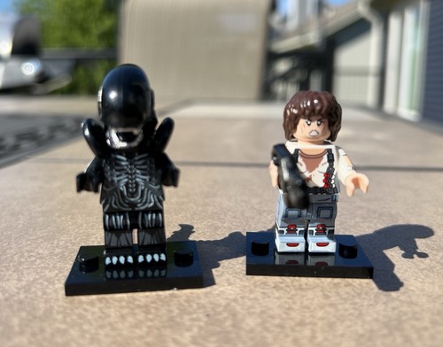 Custom Aliens Movie Ripley And Xenomorph Minifigure 2 Pack | eBay