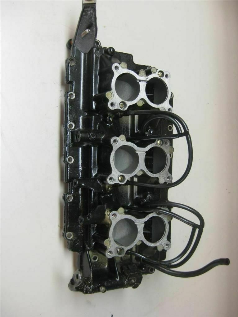 Evinrude Johnson OMC 150 175 HP Intake Manifold + Reed Box Cage 396394 ...