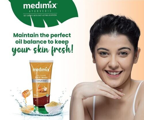 Medimix Ayurvédique Huile Transparent Nettoyant, Avec Miel Et Besan For ...