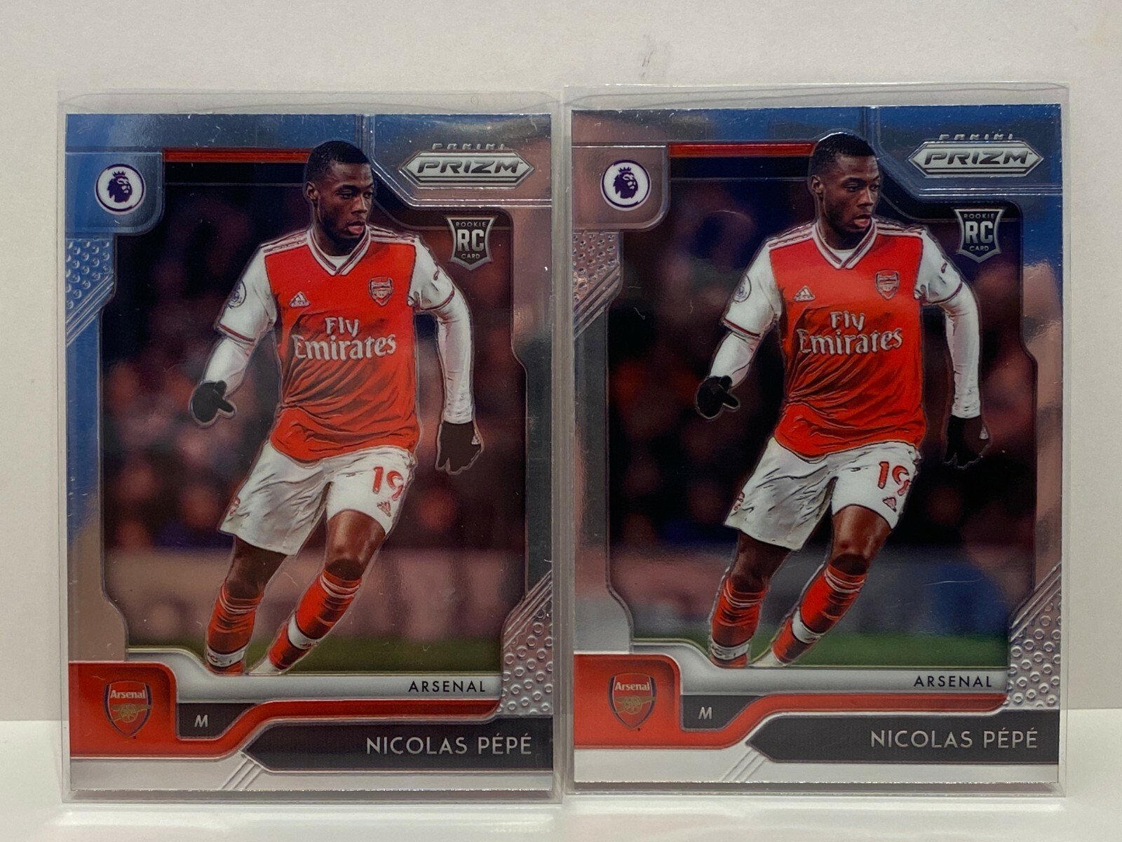 2019-20 Panini Chronicles lot of Nicolas Pepe Prizm Rookie Arsenal RC ...