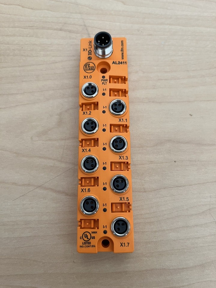 IFM AL2411 IO-Link Module 8DI M8 IP 67 - NEW! | eBay