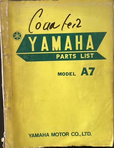 Yamaha genuine-parts book YA7 1969 | eBay