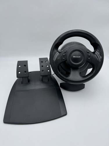 Microsoft SideWinder - Precision Racing Steering Wheel & pedals USB ...