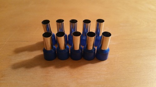 10pcs 8 Gauge Wire Ferrule Amplifier Ferrules 8 AWG Tin Copper Amp | eBay