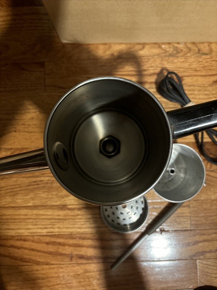 Rare Vintage Farberware Electric Percolator Coffee Pot Stainless Steel ...