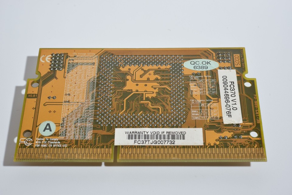 Abit SlotKET III V 1.0 Socket 370 FC-PGA Converter Board AB-FC370 | eBay