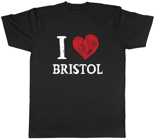 I Love Bristol Mens T-Shirt Bristolian Bris Bristie Tee Gift | eBay